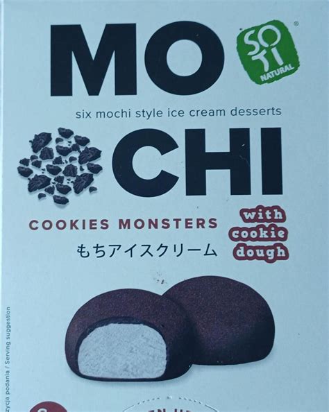 Mochi Cookies Monsters With Cookie Dough Soti Natural Kalorie Kj I