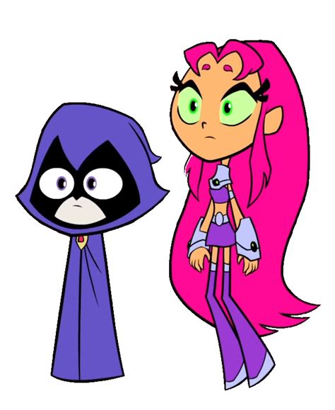 Raven And Starfire Shocked By Markendria2007 On Deviantart