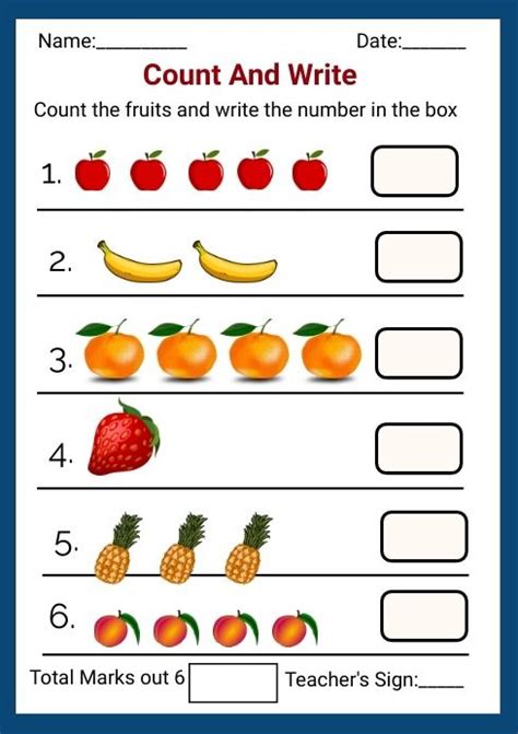 count and write number counting worksheets postermywall in 2025