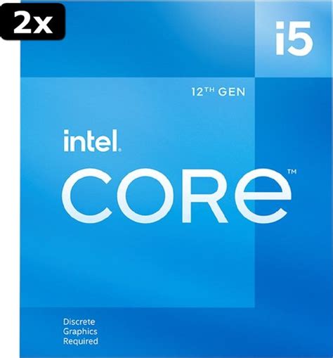 2x Intel Core I5 12400f Processor