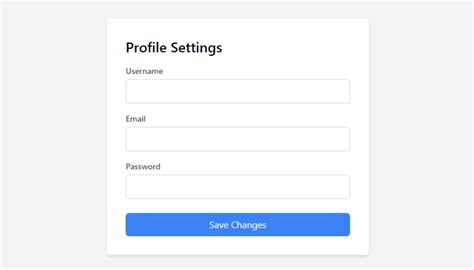 Creating A Responsive Profile Settings Ui With Tailwind Css Larainfo