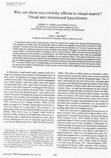 Pdf Why Are There Eccentricity Effects In Visual Search Visual And