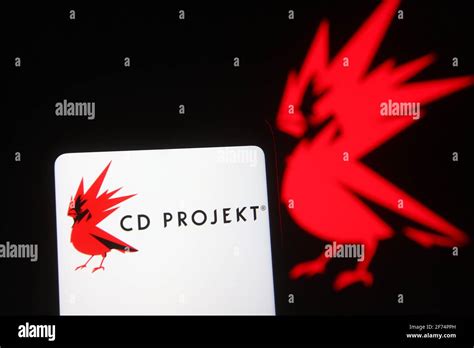 In This Photo Illustration The Cd Projekt Logo Of A Video Game