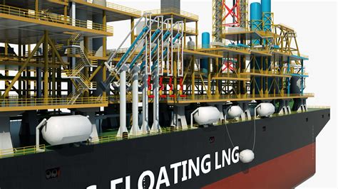 Lng Floating Production Storage And Offloading 3d Model 240 Max 3ds Fbx Obj Free3d