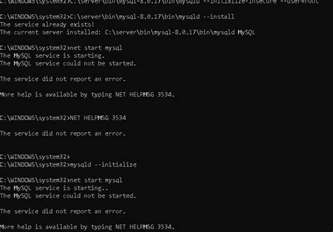 Установился но не запускается Mysql — Хабр Qanda