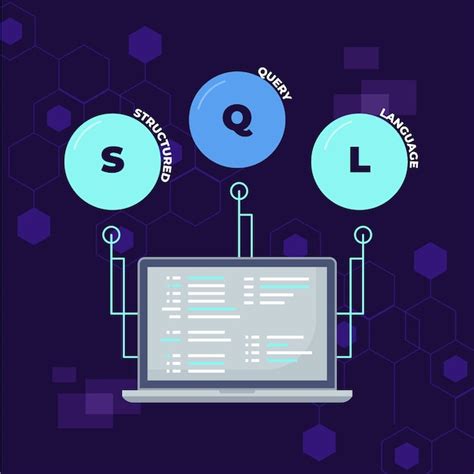 Premium Vector Hand Drawn Flat Design Sql Illustration