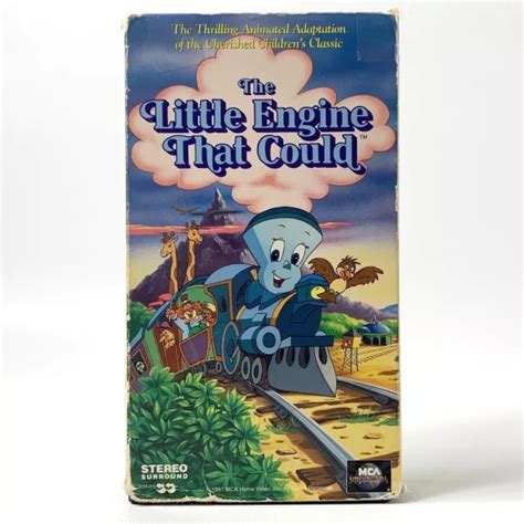 The Little Engine That Could Vhs Video Tape 1991 Booker Animation Watty