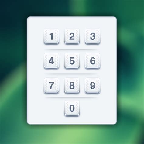 Dribbble Number Pad Png By Ramiro Galan