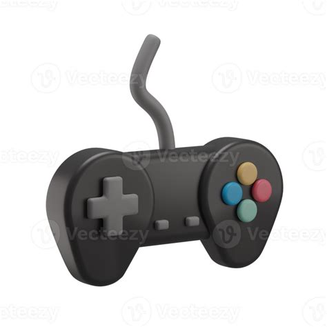 3d Game Controller Icon Render Illustration 66652699 Png