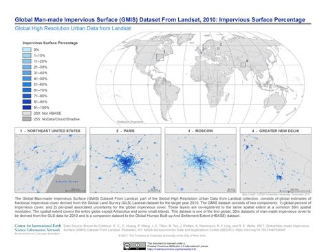 Urban Demographics High Resolution Data Sets On Global Man Made Impervious Surfaces And Urban