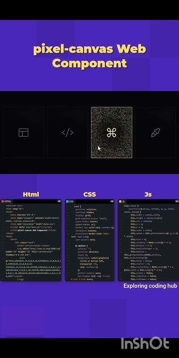 Pixel Canvas Web Component Coding Learnhtml5andcss3 Python Softwaredeveloper Webdesign