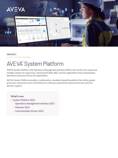 6 中央監控基本軟體 10 1 aveva system platform 2023 5k io1k history pdf