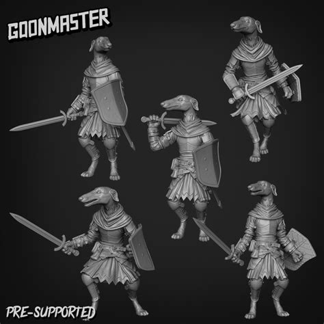 3d Printable Borzoi Bundle 2 By Goon Master