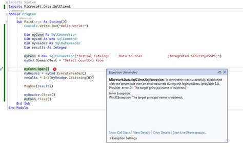 Can T Use SQLQueryStress On Servers With Wildcard Certificates Issue