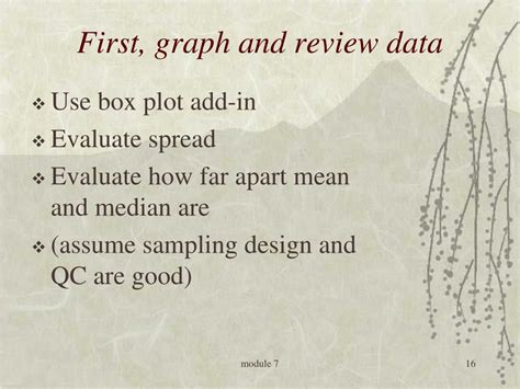 ppt module 7 comparing datasets and comparing a dataset with a