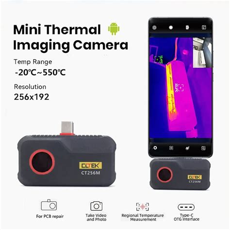 Cctek Ct256m Thermal Imager Thermal Camera For Android Phone Imaging Infrared Resolution 256