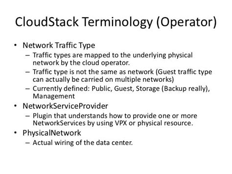 3 Networking Cloudstack Developer Day