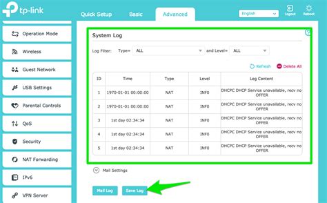 How To Retrieve TP Link Router System Logs IPVanish