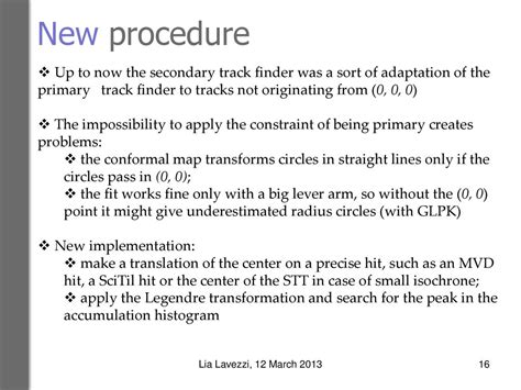 Status Of The Offline Pattern Recognition Code Goa March Th Ppt Download