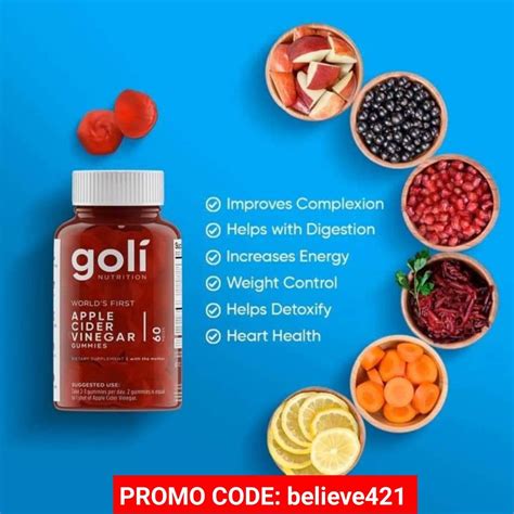 Goli Apple Cider Vinegar Gummies Artofit