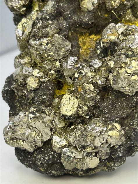 Pyrite On Limonite Rare Specimen The Crystal Cave Scotland