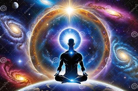 Universe And Human The Universal Connection Of The Energy Body Stock