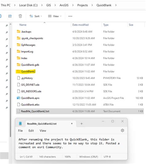 Renaming Arcgis Pro Project With Its Aprx File Ge Esri Community