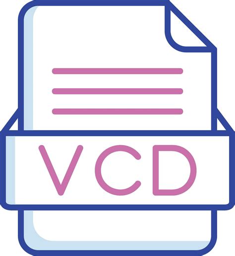 Vcd File Format Vector Icon 29700153 Vector Art At Vecteezy