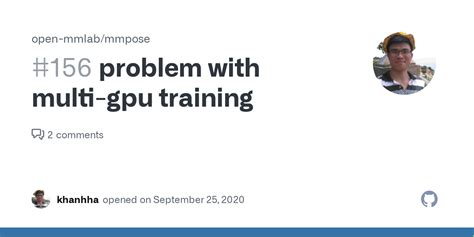 Problem With Multi Gpu Training Issue Open Mmlab Mmpose GitHub