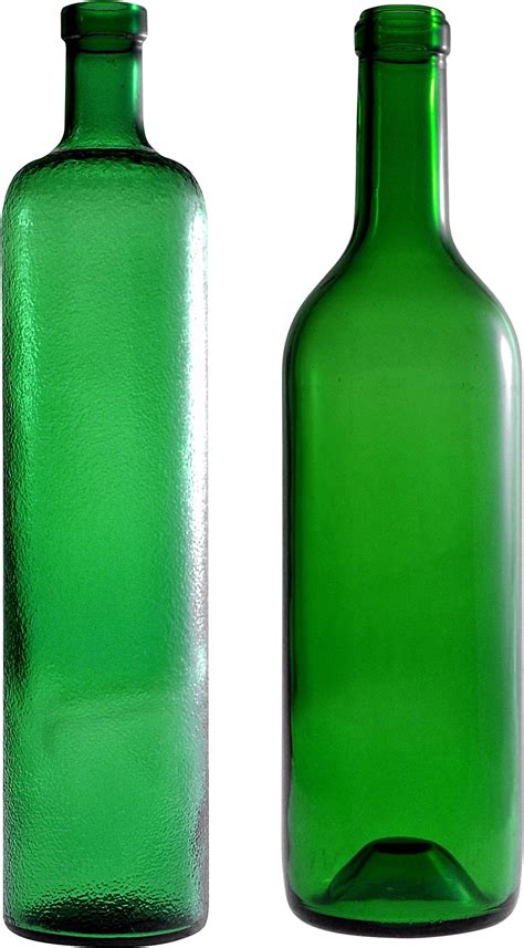 Home Objects Bottle Empty Green Glass Bottle Clipart Full Size