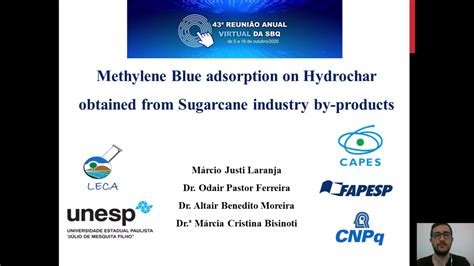 Methylene Blue Adsorption On Hydrochar Obtained From Sugarcane Industry By Products Galoá