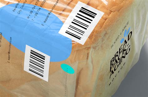 Large Sliced Bread Packaging Mockup Zippypixels