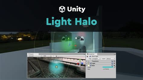 How To Create Light Halo In Unity Lighting Basics Youtube