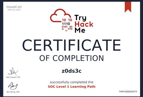 Soc Level 1 Finally Done R Tryhackme