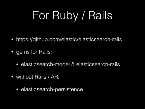 Finding The Right Stuff An Intro To Elasticsearch At Rugb