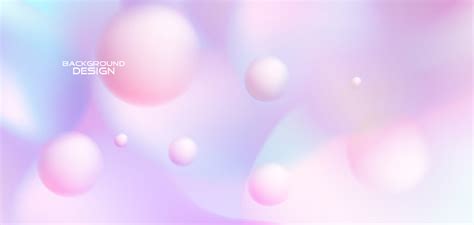 Gradient And 3d Render Style Backgorund Design Stock Illustration