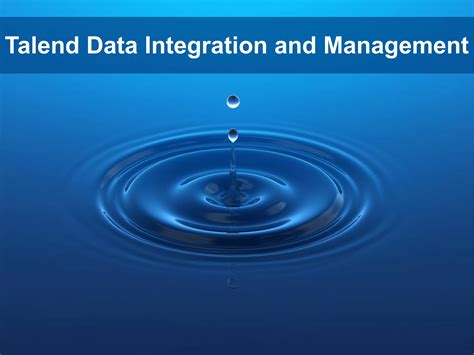 Talend Open Studio Data Integration PDF