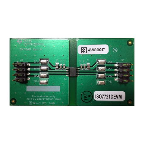 ISO7721DEVM Evaluation Module For The ISO7721 High Speed Robust EMC Dual Channel Digital