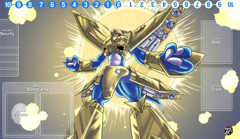 Magnamon Playmat Commission Digimon Tcg By Marcosuchiha04 On Deviantart