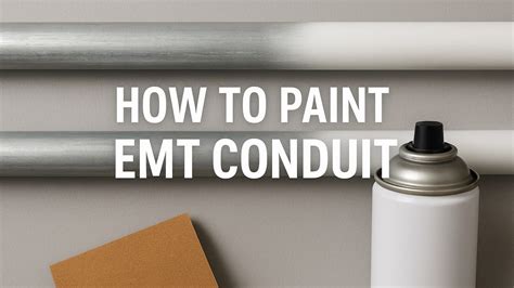 How To Paint EMT Conduit Step By Step Guide For Lasting Results