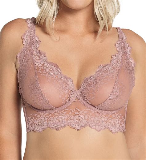 Milan Sheer Lace Bustier Bralette With Underwire