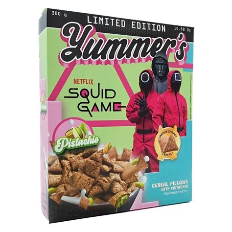 Hommikuhelbed Yummers Squid Game Pistachio 300g Candy Pop