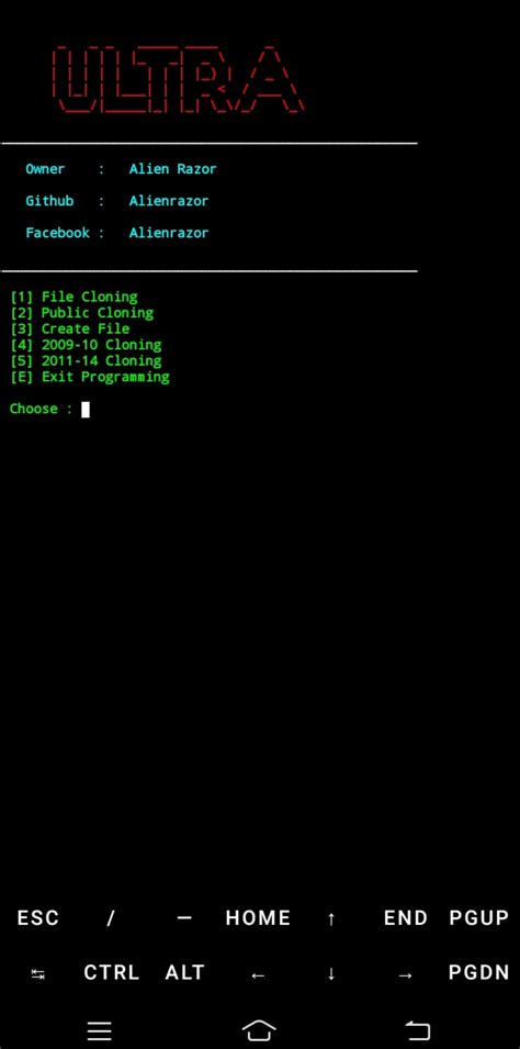 Github Alienrazorultra Facebook Cloning Tool