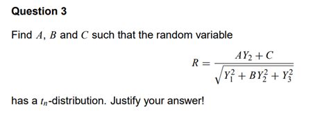 Solved Find Ab And C Such That The Random Variable