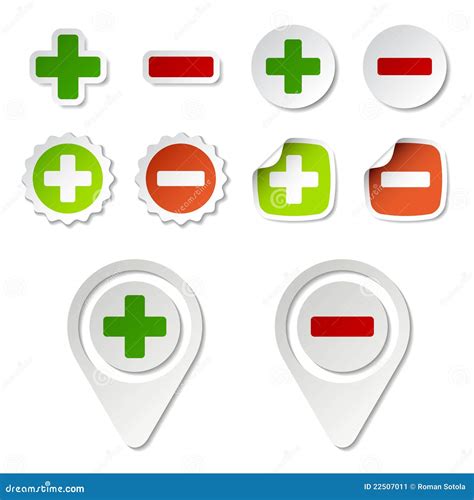 Add Delete Or Show Hide Stickers Stock Vector Illustration Of Delete Element 22507011