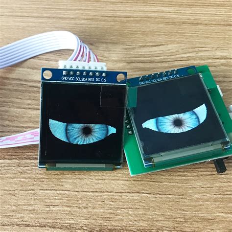 Esp32 Oled Display Screen Module 096 Inch Animated Eyes Halloween
