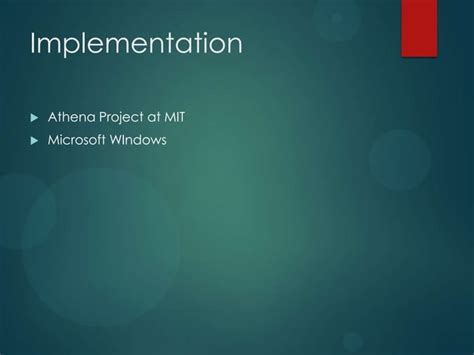 Kerberos Authentication Protocol Pptx