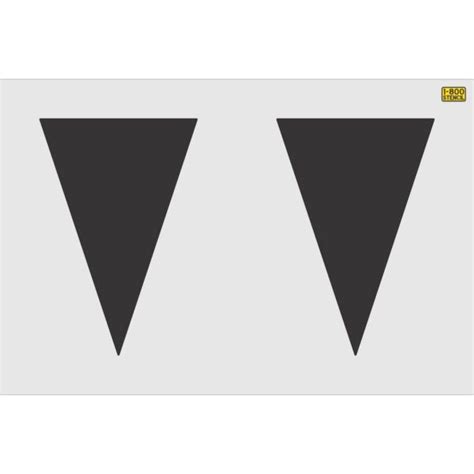 36 Nebraska Dot Triangle Shark Teeth Highway Stencil Rae Products