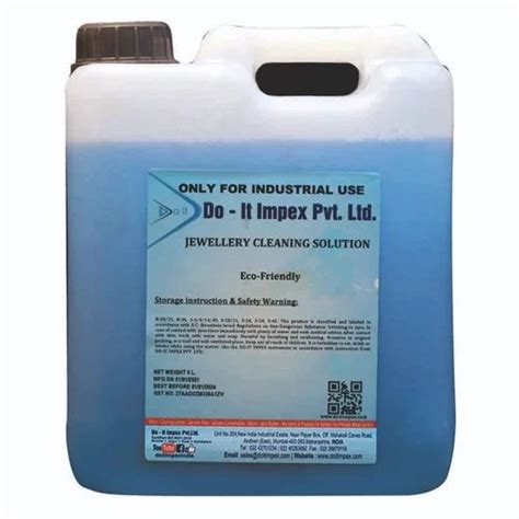 Ultrasonic Cleaning Solution Liquid Powder Doit Industries At ₹ 500 Litre Jewellery Cleaning