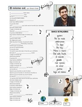 Cancion El Mismo Sol Present Tense Regular And Irregular Verbs In